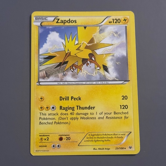 Pokemon | Toys | Zapdos Pokmon Card | Poshmark
